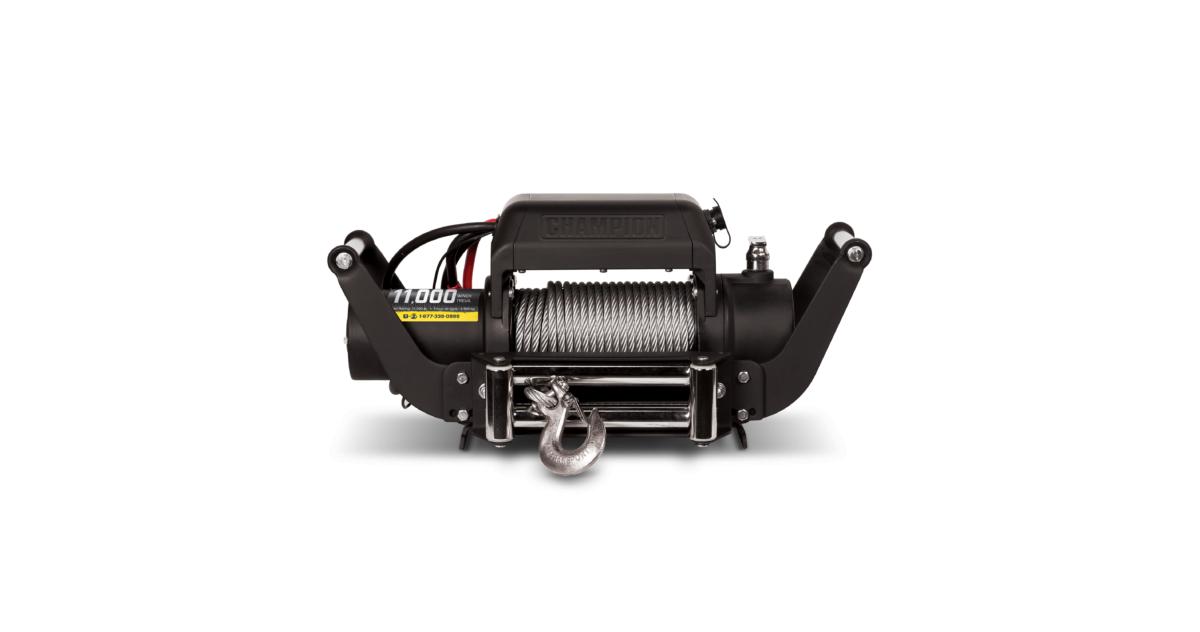 11,000-lb. Winch Kit with Speed Mount - 100139 - Champion Power Equipment