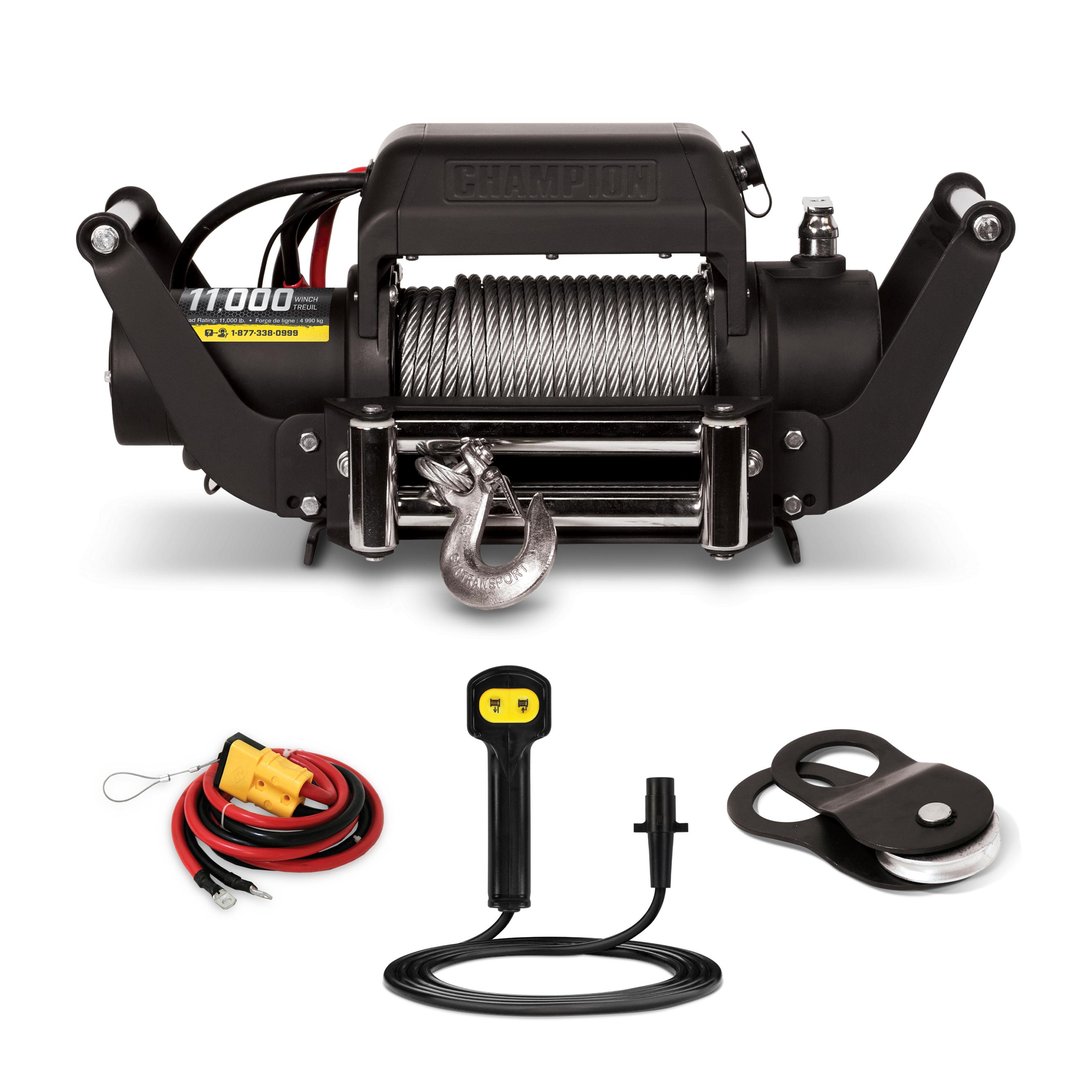 11,000-lb. Winch Kit with Speed Mount - Champion Power Equipment