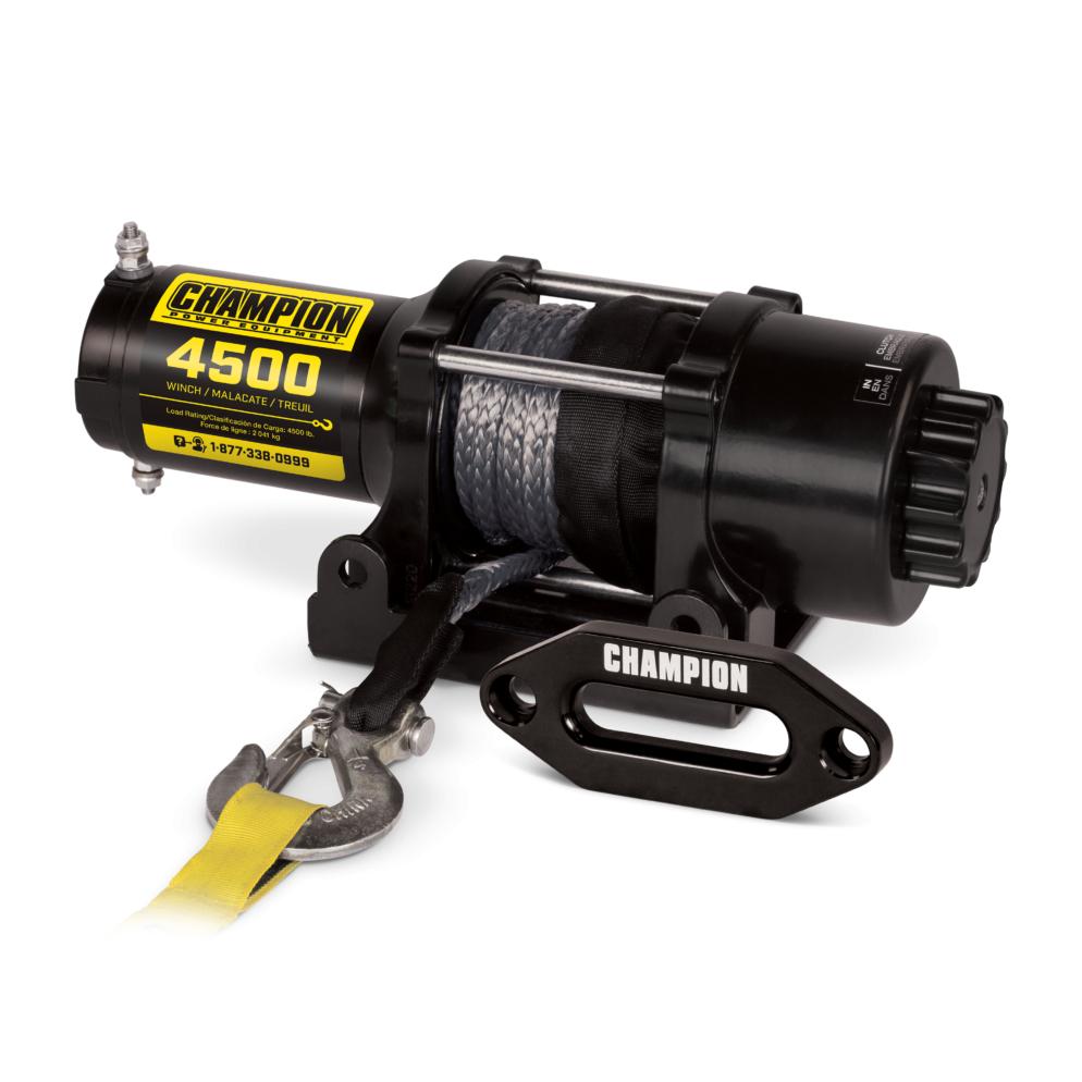 4500-lb. Synthetic Winch Kit – Champion Power Equipment