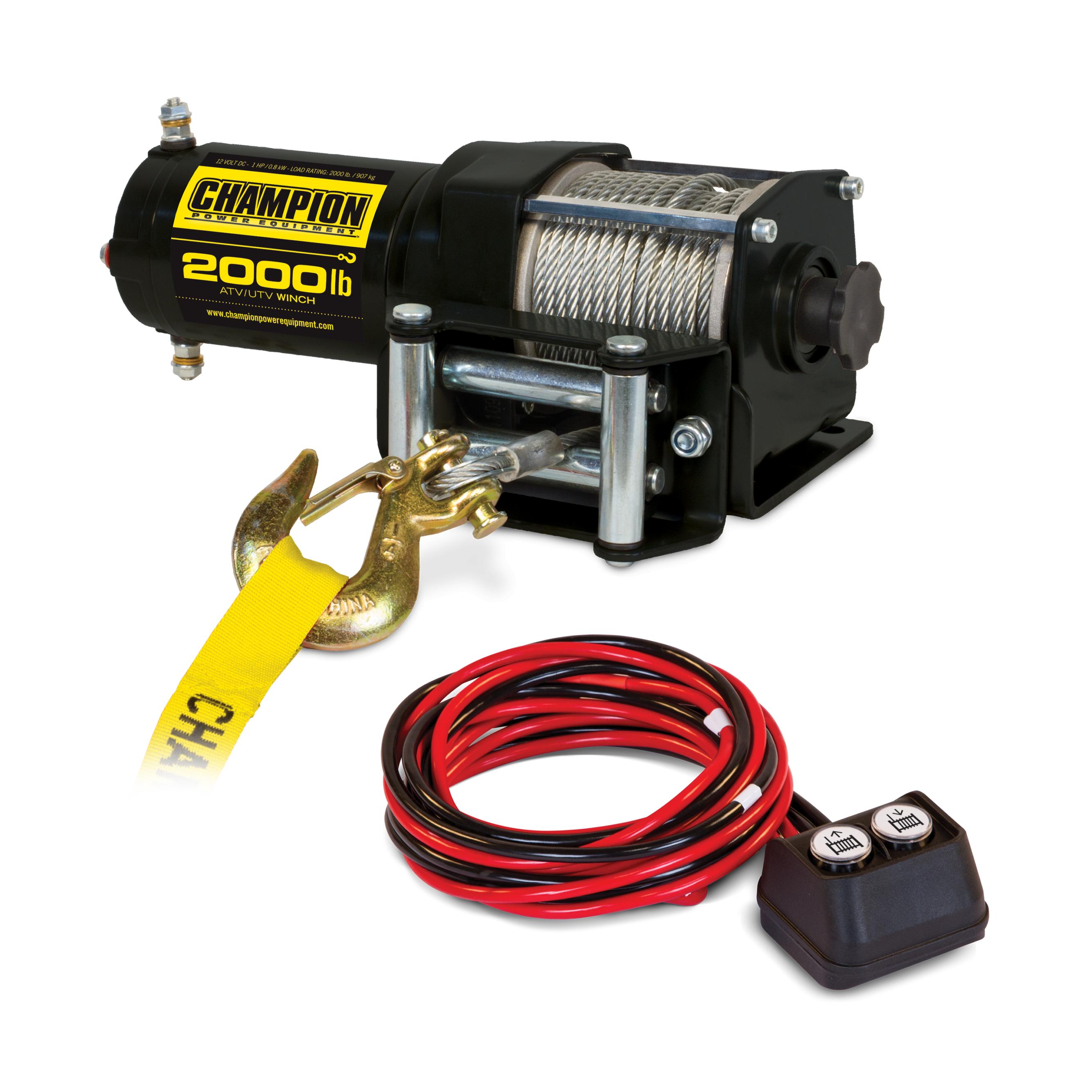 2000-lb. Winch Kit - 12003 - Champion Power Equipment