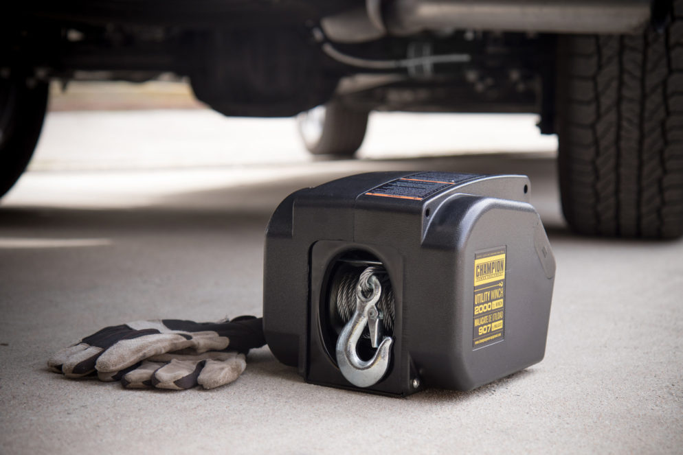 2000-lb. Utility Winch Kit - 12090 - Champion Power Equipment