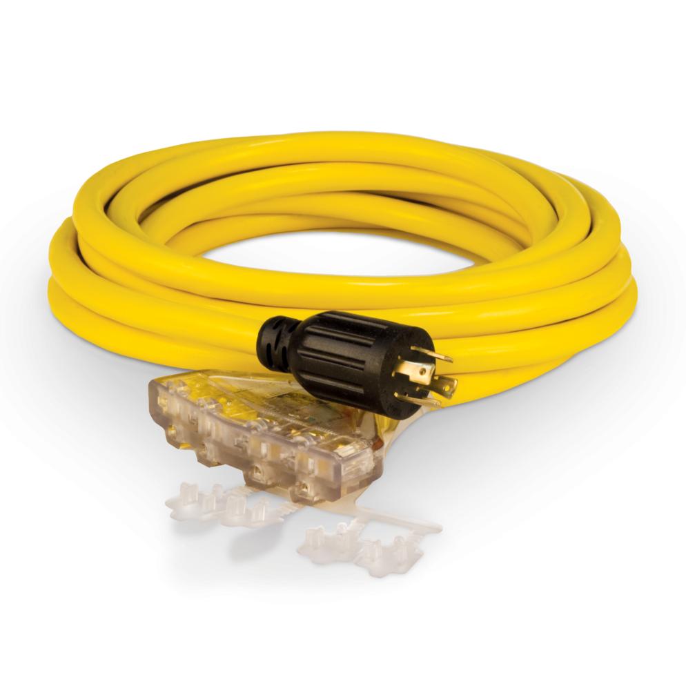 25 ft. 30A 125/250V Generator Extension Cord - 48036 - Champion Power ...