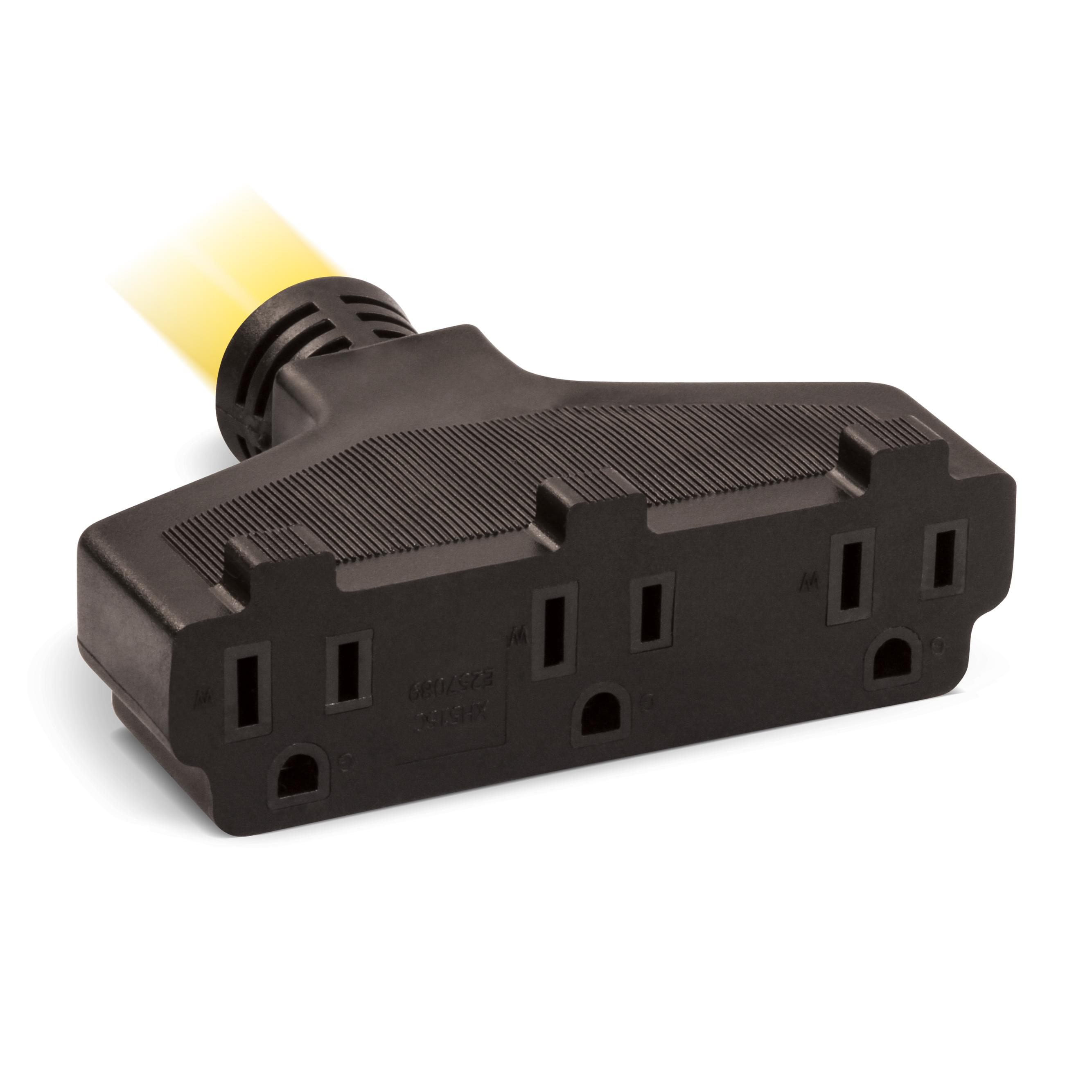 25 ft. 30A 125V Flat Generator Extension Cord - 100436 - Champion Power ...