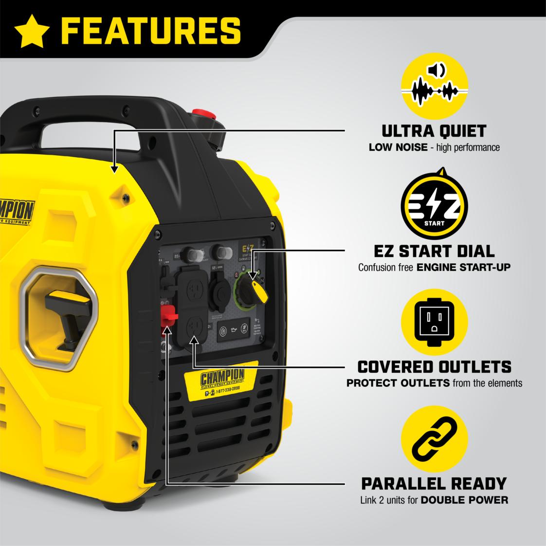 2500W Inverter - 201046 - Champion Power Equipment