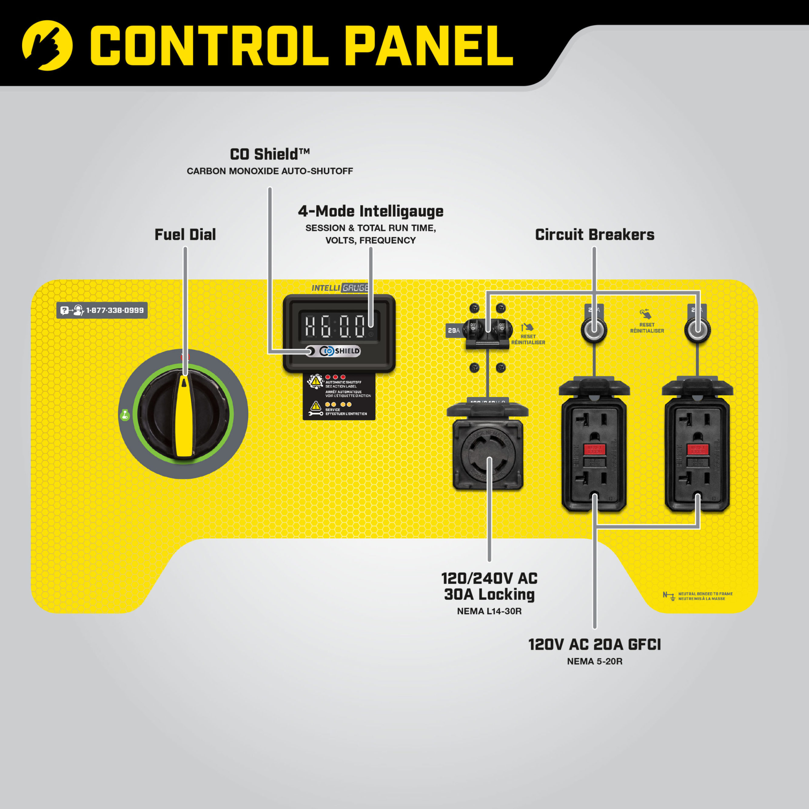 7000W Generator with CO Shield® - 201073 - Champion Power Equipment