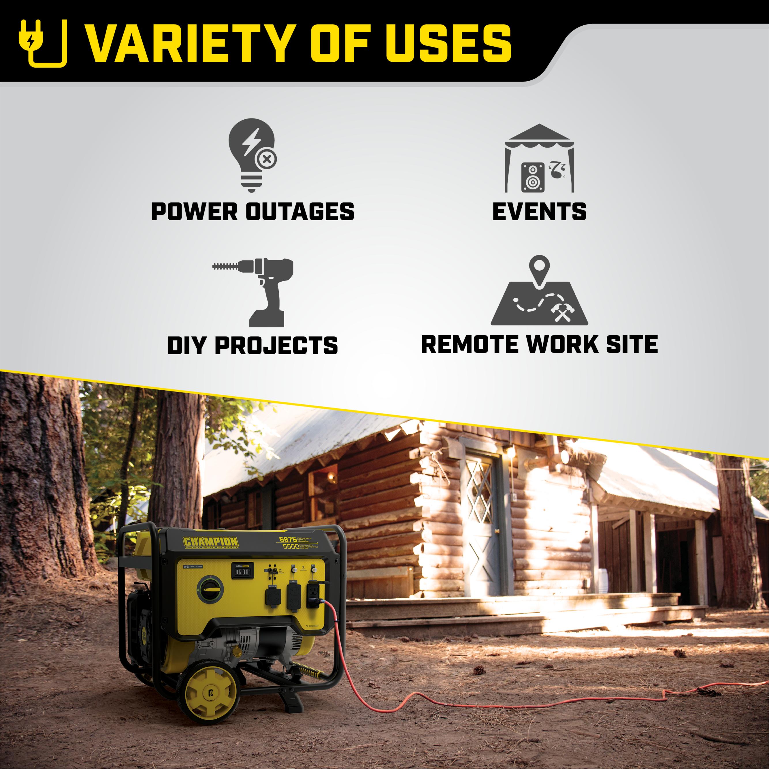 5500W Generator - 201094 - Champion Power Equipment