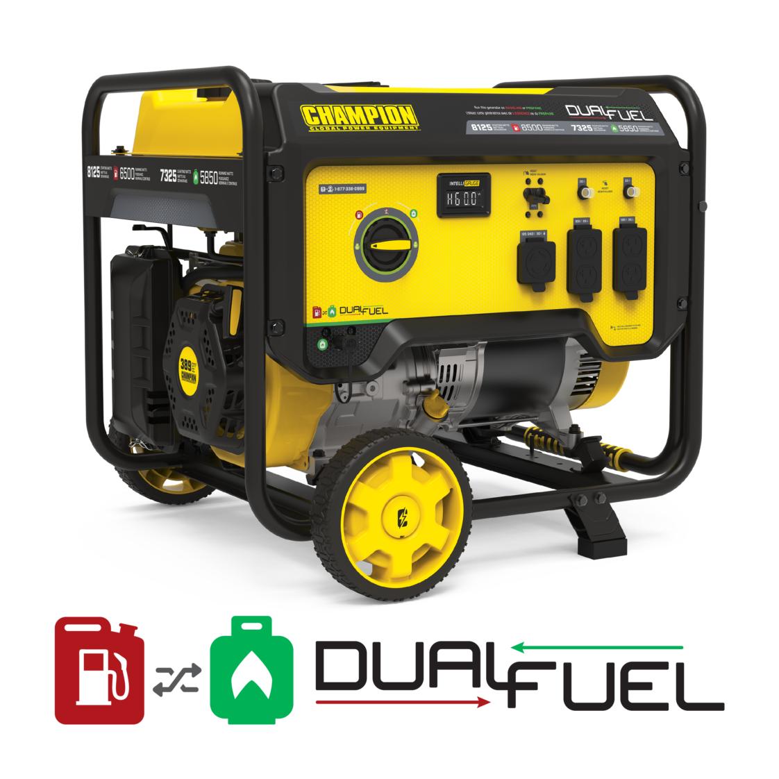 6500W Dual Fuel Generator - 201077 - Champion Power Equipment