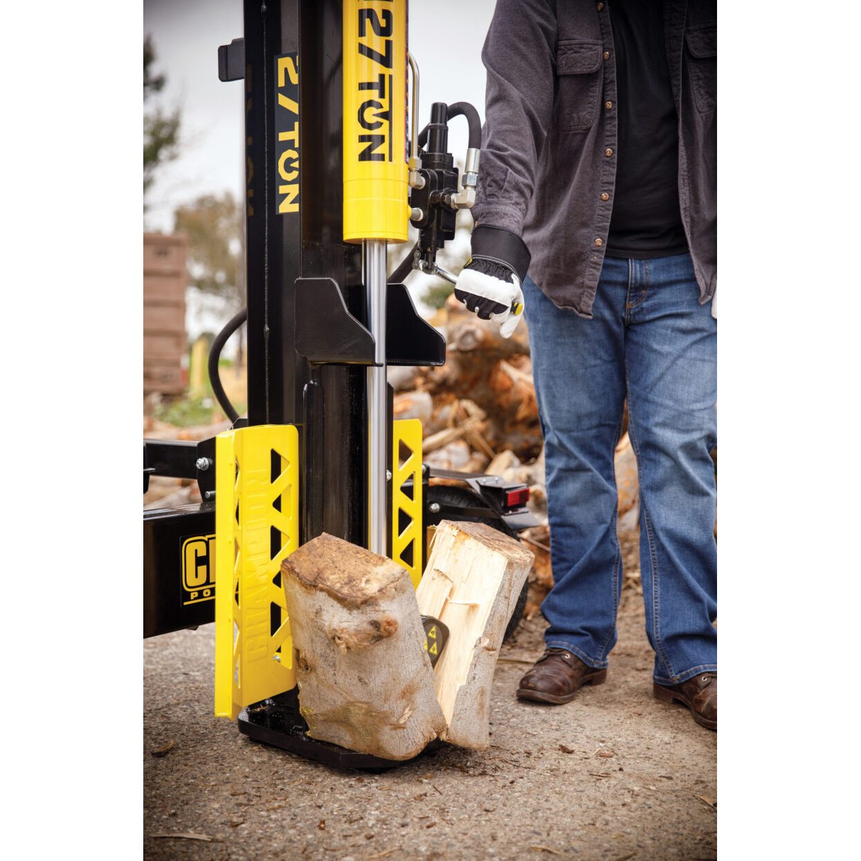 27-Ton Log Splitter - 100424 - Champion Power Equipment