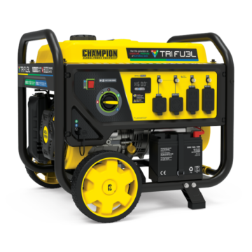 4000W Electric Start Tri Fuel Generator with CO Shield® – Champion ...