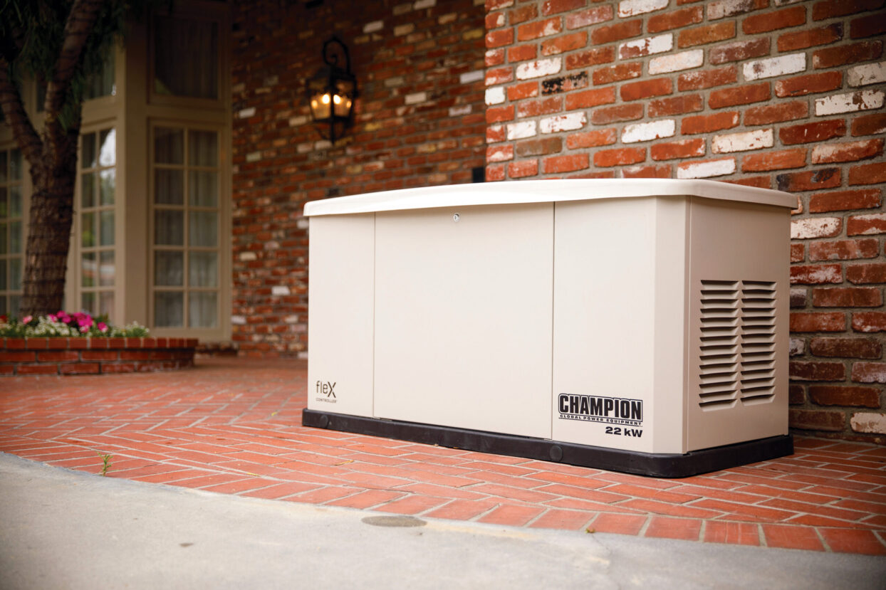 22 kW Whole House Home Standby Generator and 100A Switch with fleX ...