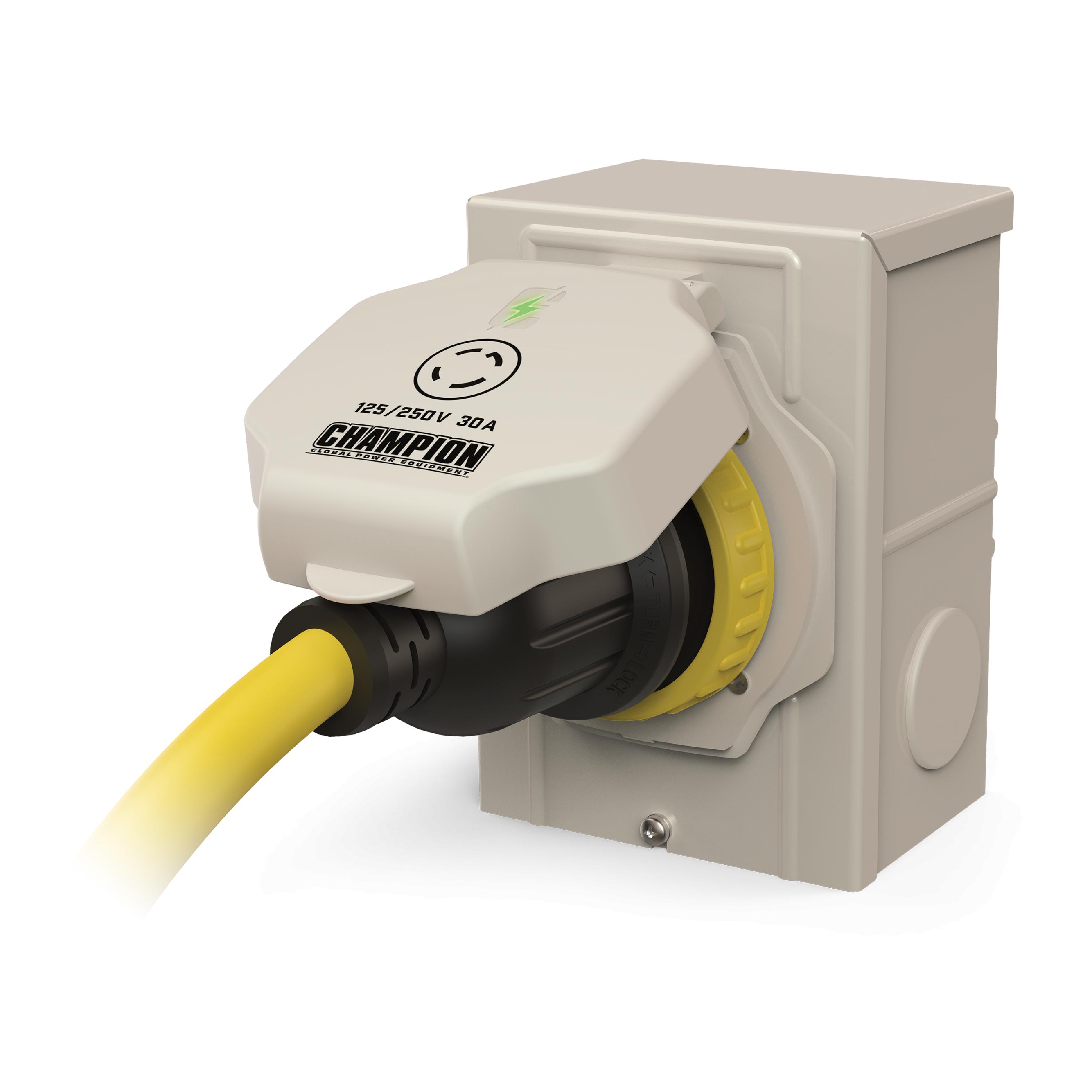 30A Power Inlet Box - 201392 - Champion Power Equipment