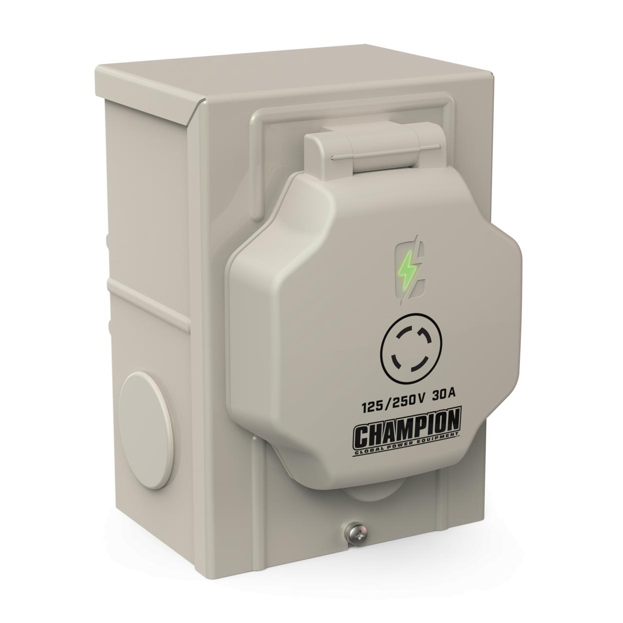 30A Power Inlet Box - 201392 - Champion Power Equipment